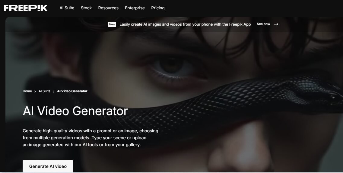 Freepik: AI Video Generator, with Alternatives High-Res Motion - Best ...