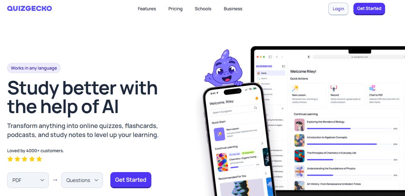 Quizgecko: Fast AI Quiz, Learn & Explore Tool with Alternatives - Best AI Tool Spot