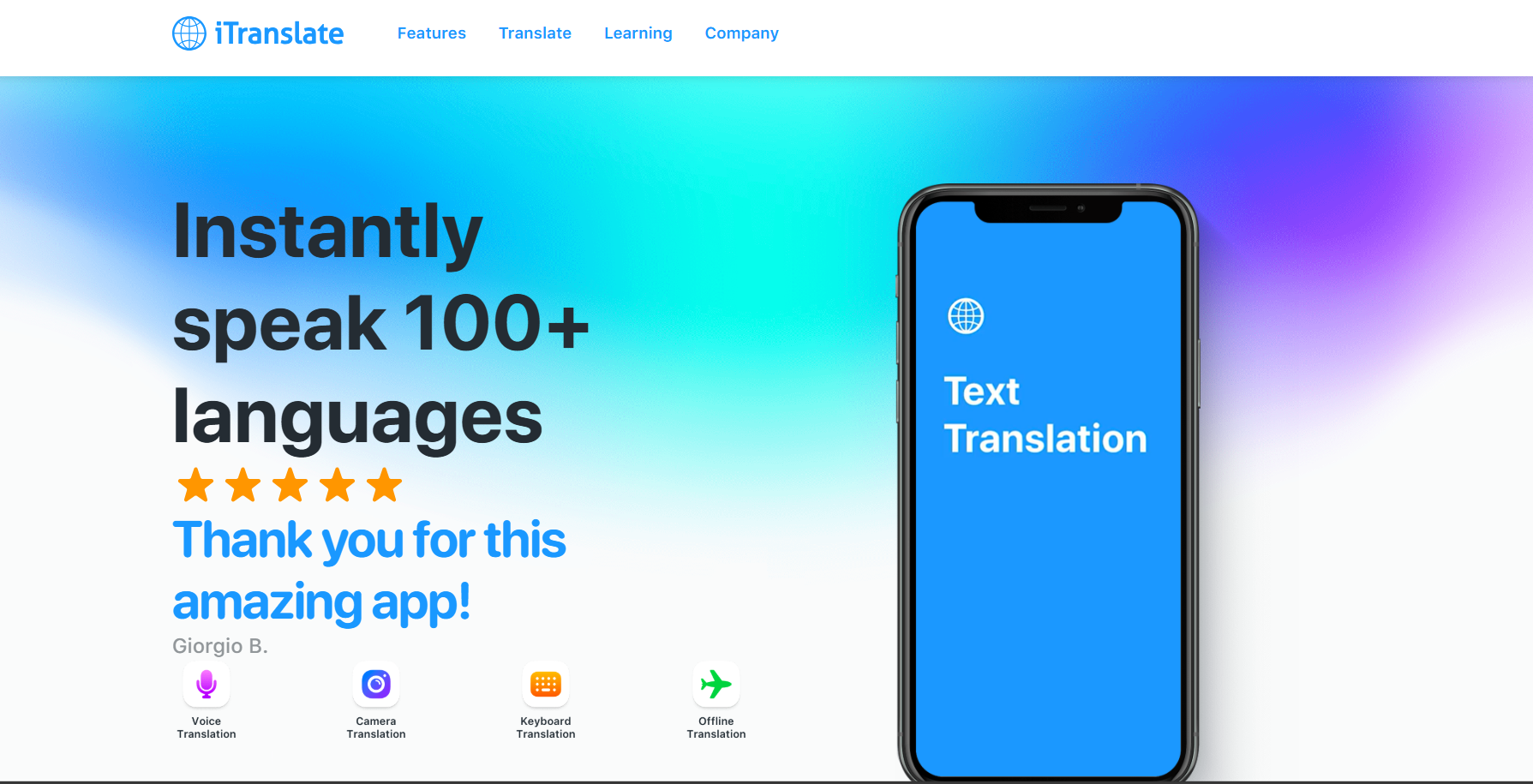 iTranslate: Smart Language Translator App with Alternatives - Best AI ...