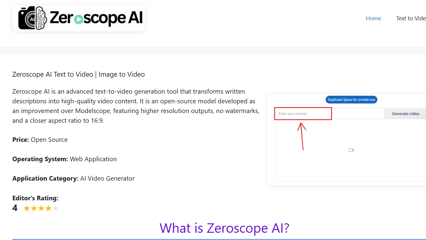Zeroscope AI: SEO Platform Smart Website with Alternatives - Best AI ...