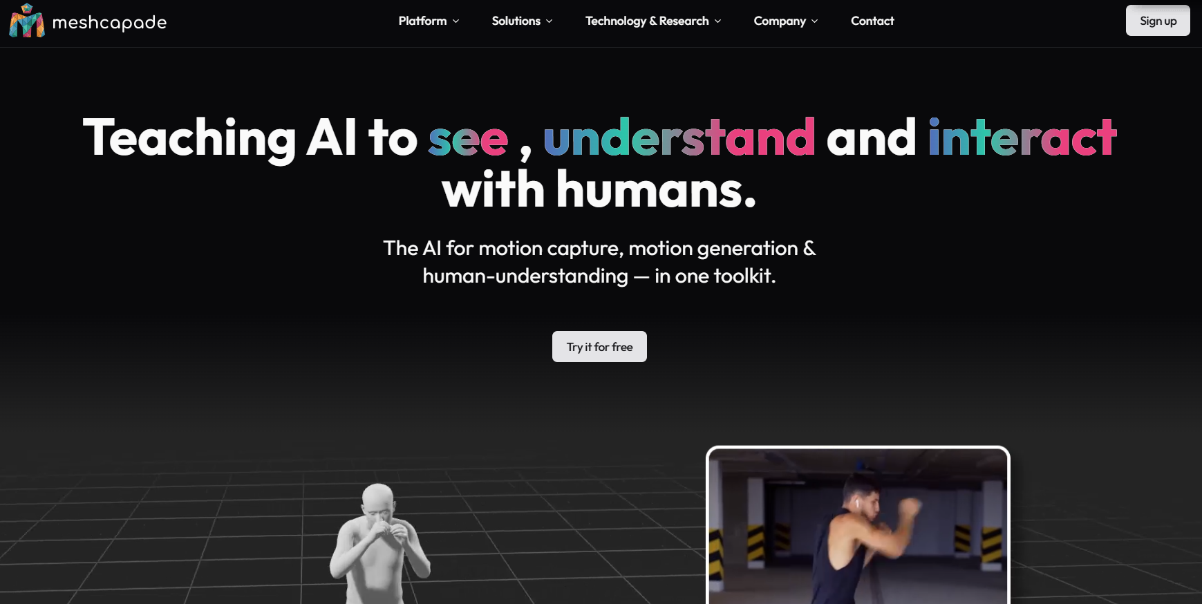 Meshcapade AI Body Modeling Platform With Alternatives - Best AI Tool Spot